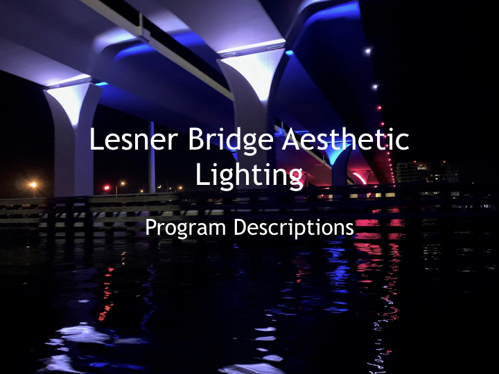 What’s up with the fancy lighting on Lesner? Check out the plan. | # ...